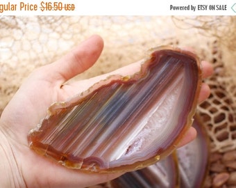 10% Sale Gemshow Agate Slice Occo Geode Agate by RockParadise