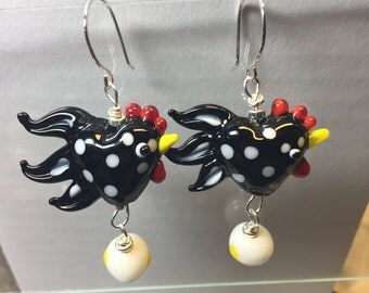 Polka dot chicken | Etsy