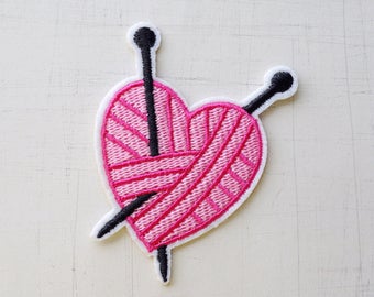 Knitting patch | Etsy