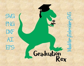 Graduation dinosaur | Etsy