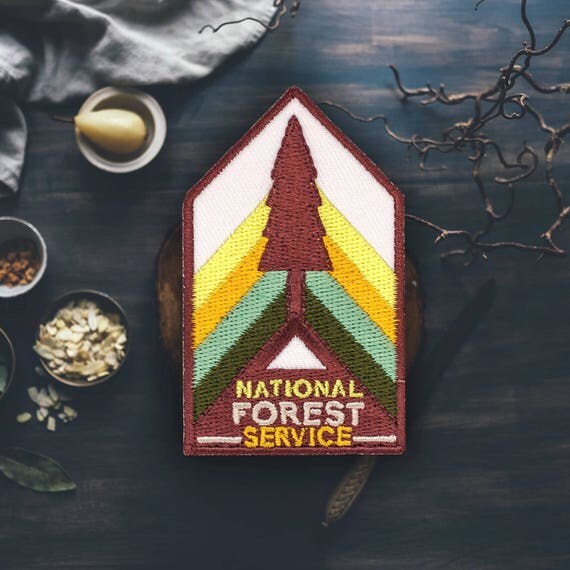 National Forest Service Patch Sew On Embroidered Patches