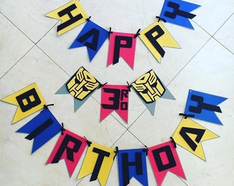 Transformers banner | Etsy