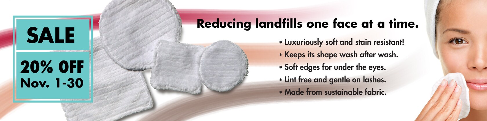 Washable & Reusable Fabric Facial Pads by Facekins on Etsy