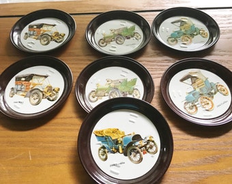 Vintage car coasters | Etsy