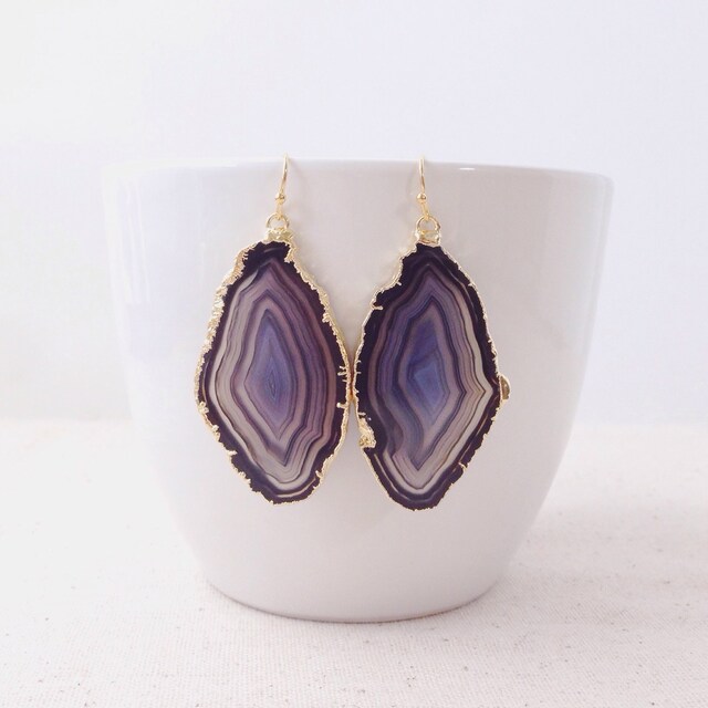 Agate Slices Geodes and Amethyst by TheHollowGeode on Etsy