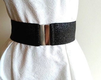 Glitter stretch belt | Etsy