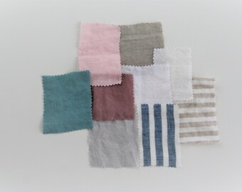 Softened linen bedding table linens by MagicLinen on Etsy