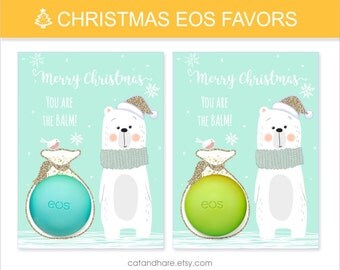 Eos lip balm card | Etsy