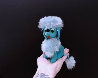 Blue poodles | Etsy