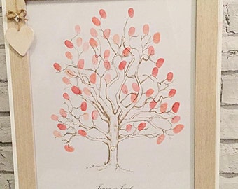 Finger print tree | Etsy