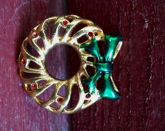 Green scarf pin | Etsy