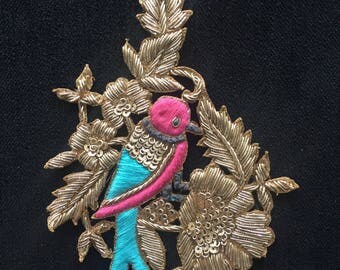 Parrot embroidery | Etsy
