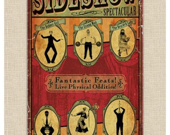 Sideshow poster | Etsy