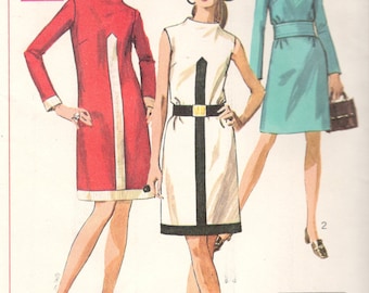 Funnel neck dress | Etsy