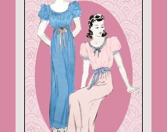 Vintage 1954-PIN-UP SAILOR Gal-Sewing Pattern-Elongated Fitted