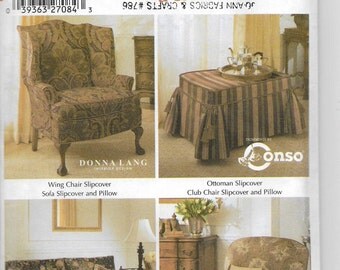 Ottoman slipcover | Etsy