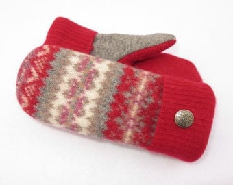 Wool felted mittens | Etsy