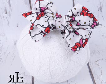 Hello kitty bow | Etsy