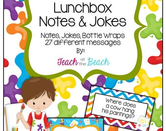 Christmas December Lunchbox Notes Jokes and Bottle Wraps