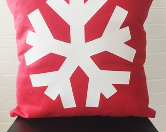 Snowflake pillow | Etsy
