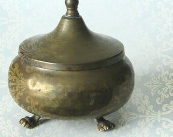 Indian brass box | Etsy