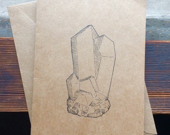 Mineral drawing | Etsy