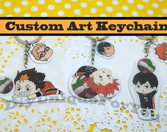 Haikyuu keychain | Etsy