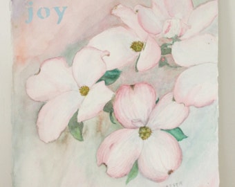 Dogwood paintings | Etsy