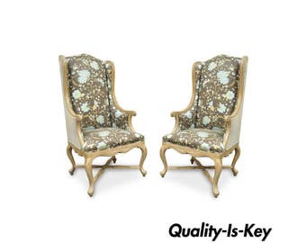 Wing back chair | Etsy