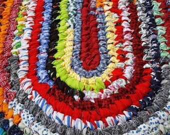 Toothbrush rag rug | Etsy