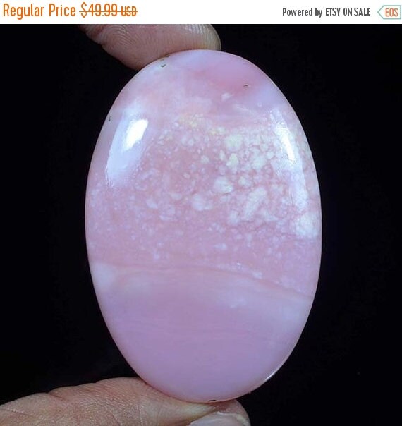 ON SALE AAA 72 Ct. Beautiful Pink Opal by handicraftedgemstone