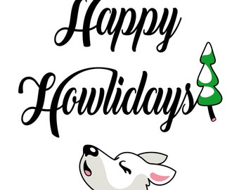 Happy howlidays | Etsy
