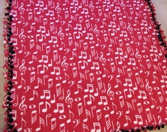 Music notes fleece | Etsy