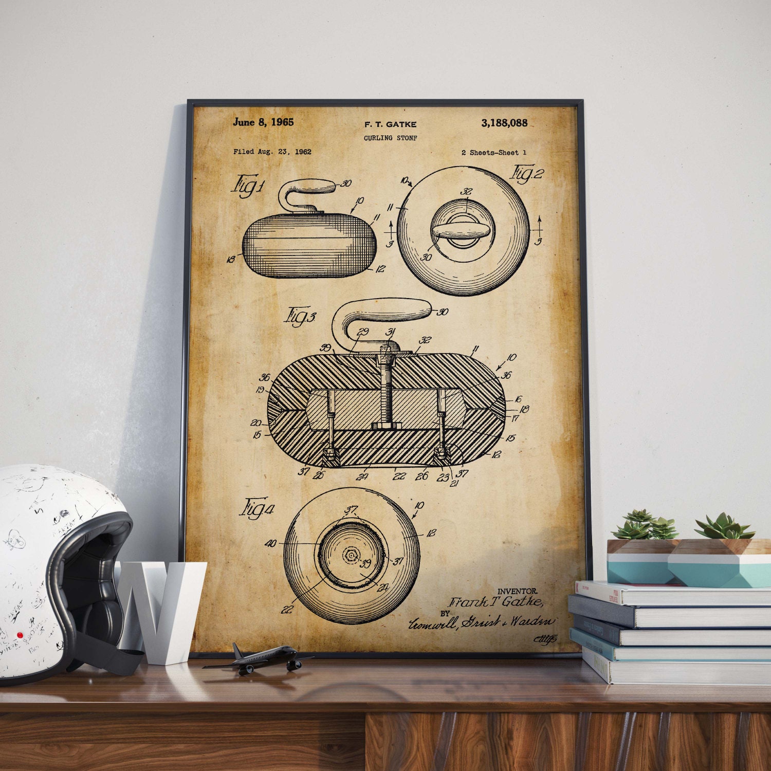 Curling Print Curling Patent Prints Curling iron Curling