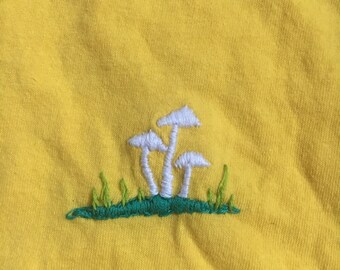 Mushroom embroidery | Etsy