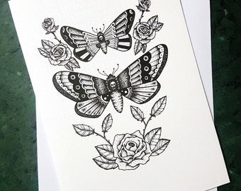 Death moth | Etsy
