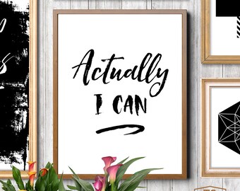 Actually i can | Etsy