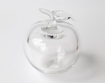 Blown glass apple | Etsy