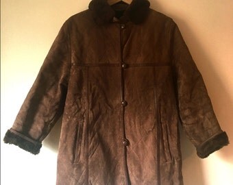 Sheepskin coat | Etsy