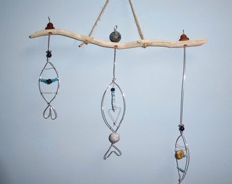 Wire fish sculpture | Etsy