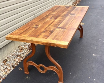 Iron table legs | Etsy