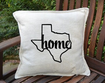 Texas pillow | Etsy