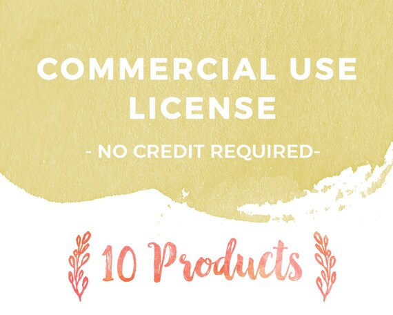 Commercial Use License No Credit Required TEN Products
