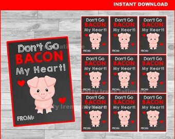 Funny valentines pig | Etsy