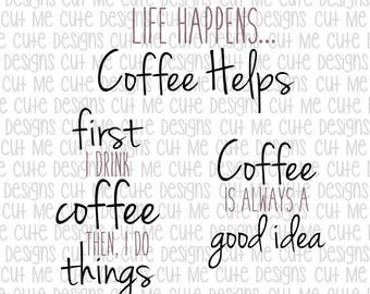 Coffee sayings | Etsy