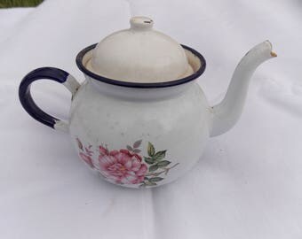 Enamel teapot | Etsy