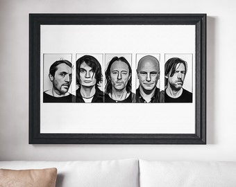 Radiohead poster | Etsy
