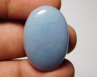 Angelite Necklace natural angelite gemstone pendant pale