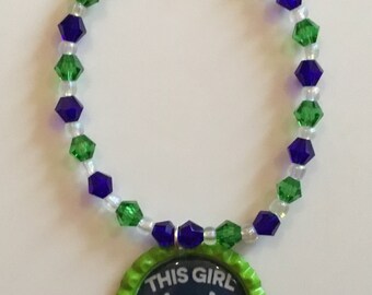 Seahawks beads | Etsy