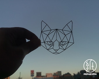 Cat papercut | Etsy